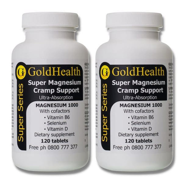Twin Pack - Super Magnesium 1000 – Gold Health NZ